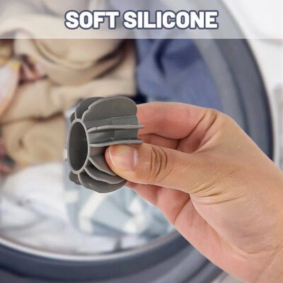1/3/6pcs Silicone Magic Laundry Ball Decontamination Anti-Wi