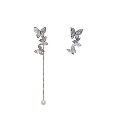 Its too beautiful  super flash  exquisite butterfly earring