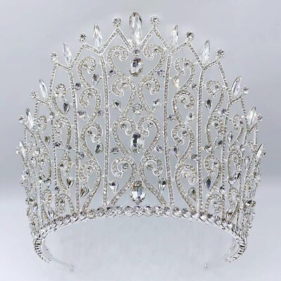 Levery 2023 Design Miss Pageant Big Alloy Crown Adjustable H