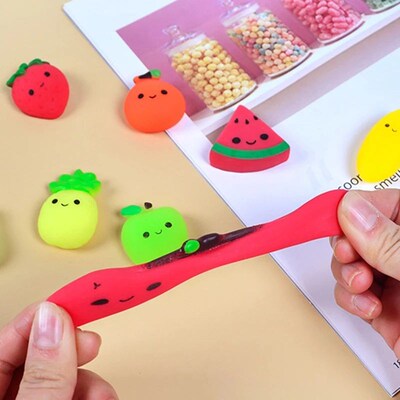 5-50PCS Kawaii Squishies Mochi Fruit Anima Squishy Toys For