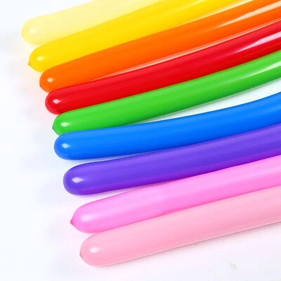 50-200Pcs Long Latex Balloons Magic Air Ballooon Ballon For