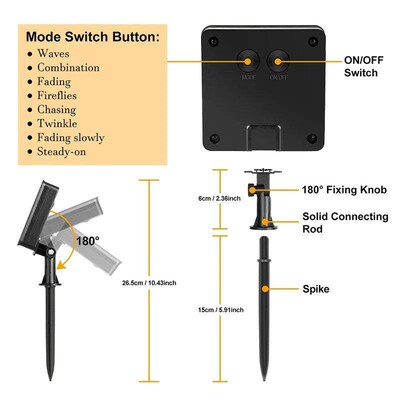1-4pcs 22/32M Solar Led Fairy Light Outdoor Festoon Led Wate