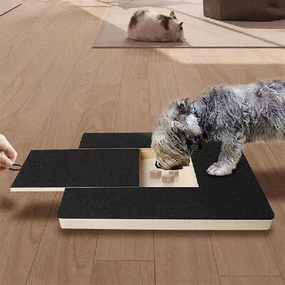 Dog Nail Scratch Pad Pull-Out Pet Scratcher Nail Trim Pad