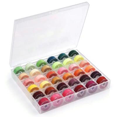 25/20 Colors Set Bobbin Thread Polyester Thread Spools Sewin