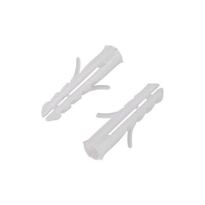 uxcell 100pcs 5mmX25mm Plastic Expansion Pipe Column
