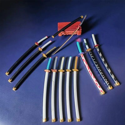 25cm Demon Slayer Katana Swords Alloy Kimetsu No Yaiba Sword