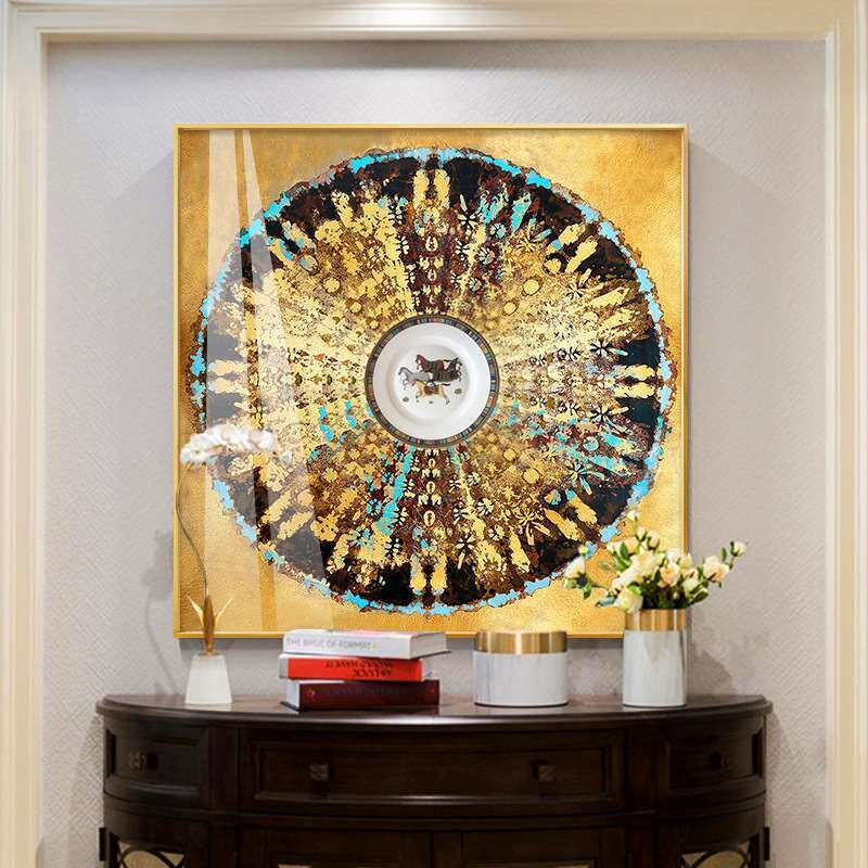 European Style Light Luxury Villa Living Room Decorative Pai
