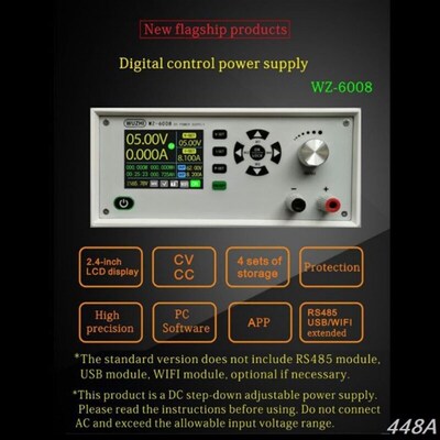 WZ6008 CNC DC Adjustable Regulated Power Supply Adjustable A