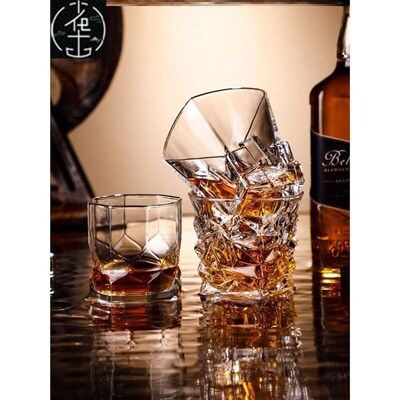 lead-free wine whiskey glass home beer glass cup set europea