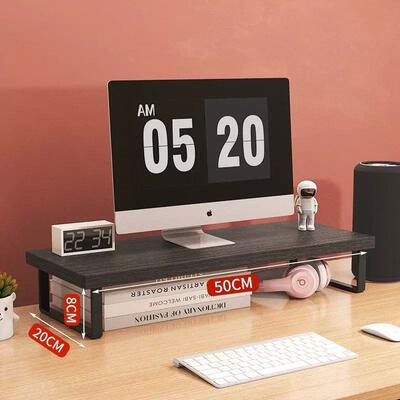 30/40/50cm Monitor Raised Shelf Office Laptop Bracket Deskto