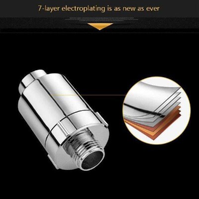Easy Installation Activated Carbon Shower Water Filter for