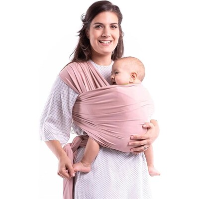 Cotton Baby Wrap Carrier Newborn to Toddler Stretchy Cotton