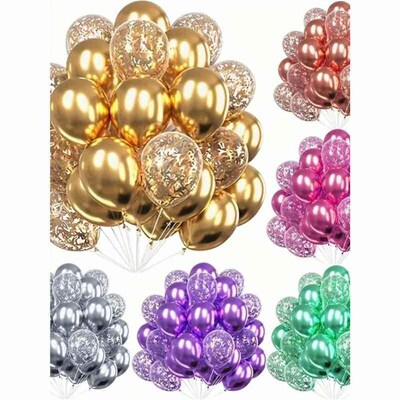 30pcs Confetti Latex Balloons For Birthday Party Decoration