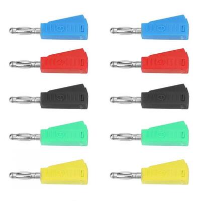 10pcs+P3002+Test+Probe+Connector+4mm+Nickel+Plated+Speaker+B