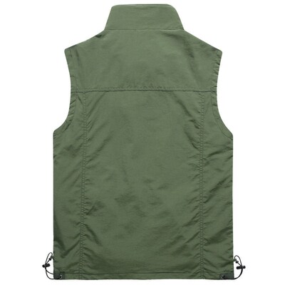 Reflective Emergency Management Vest Multi-pocket Advertisin