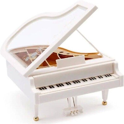 Piano Decor Plastics Piano Music Box 140*130*87mm Piano