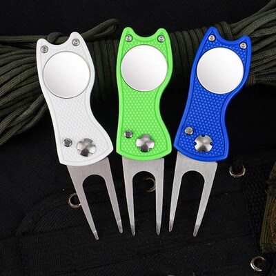Magnetic Ball Marker Golf Divot Repair Tool Golf TrainingAid