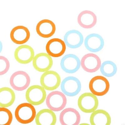 M17E 240pcs Round Knit Knitting Marking Circles Rings