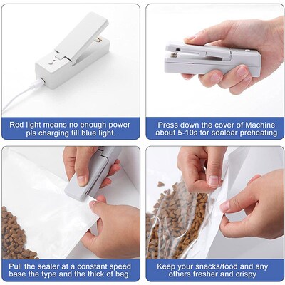 Charge Sealer Bag Plastic Package Sealer Heat Food Close Bag