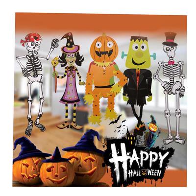 Halloween Warning Tape Signs Halloween Props Window Prop
