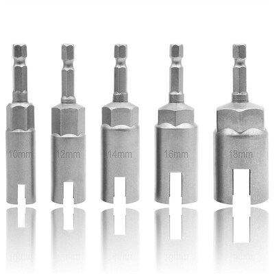 Socket Wrenches Tools Set Wing Nut Driver Bit 1/4 Hex Shan