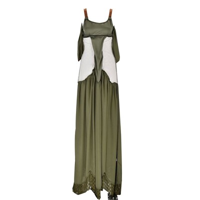 Angel Elf Flower Fairy Tinker Bell Costume Dress Adult Women