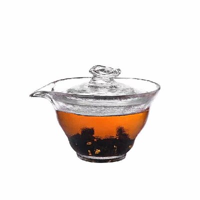heat-resistant glass gaiwan tea cup tureen kung fu teaware