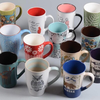 new 3 cups of ceramic cups, mini s, mugs, coffee cups, off