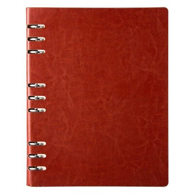 A6 PU Leather Notebook Binder Folder Planner Personal Budget