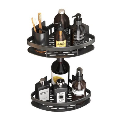 Bathroom Shelves No-drill Wall Mount Corner Shelf Shower Sto