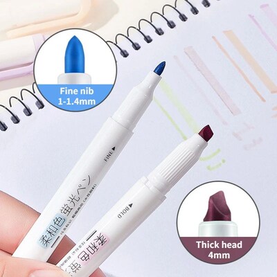 5PCS Candy color Highlighters Fluorescent Pen Markers Statio