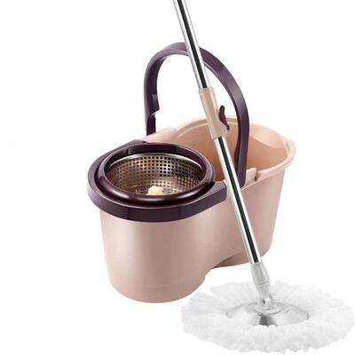 Mop rotating hand-free washing set floor bucket拖把旋转
