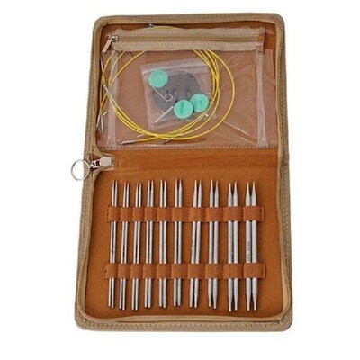 luminum Circular Knitting Needle Set with Knitting