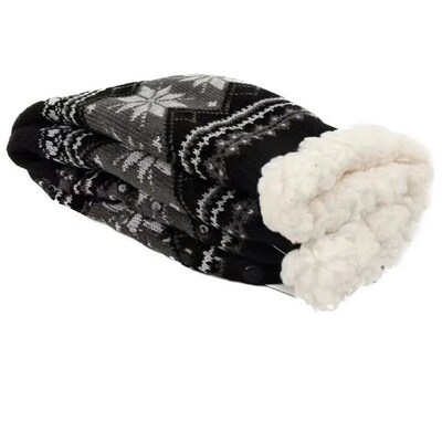 Wnter Socks Mens Fluffy Warm Short Plus Velvet Soft Thermal