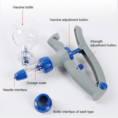 1ml 2ml 5ml 10ml Automatic Veterinary Continuous Syringe Ani