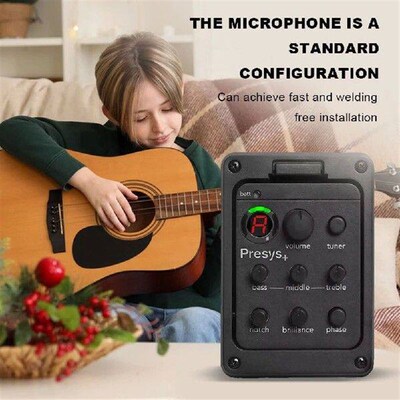 201 Guitar Pickups Onboard Preamp System 4 Band Acoustic