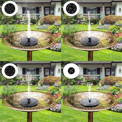 Solar Floating Water Fountain Bird Bath Fountain Pump Pond D