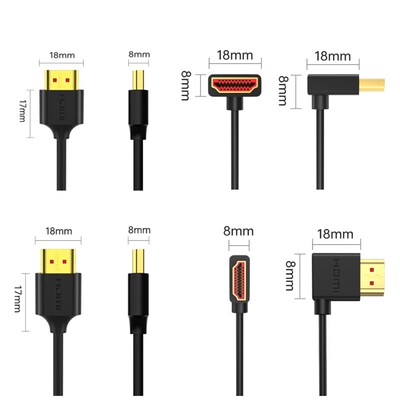 矽胶HDMI2.1弯头柔细线支持10K分辨率8K0HZ兼容K1HZ@10P2
