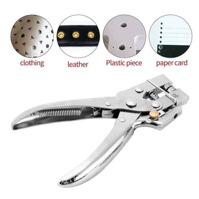Eyelet Pliers Set 100 Eyelets Steel Hole Punch Eyelet