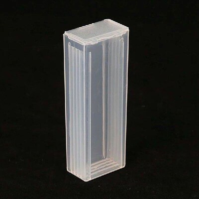 5PCS  Portable Laboratory ABS Plastic Microscope Slides