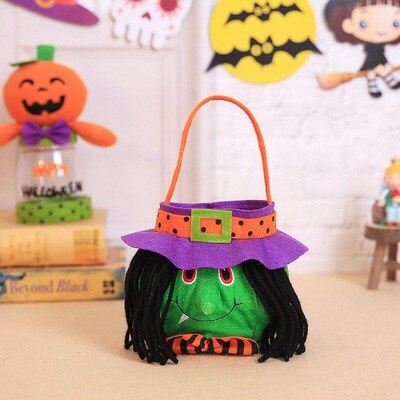 Halloween decorati tote bag Candy bag party dress up prop ba