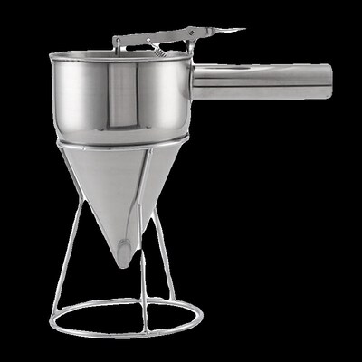 CNDLE.LB  diy香薰蜡烛注蜡漏斗不锈钢锥形蜡烛制作灌蜡工具