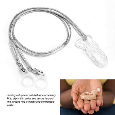 Hearing Aid Anti-Lost Lanyard Amplifier Safety Behind The Ea