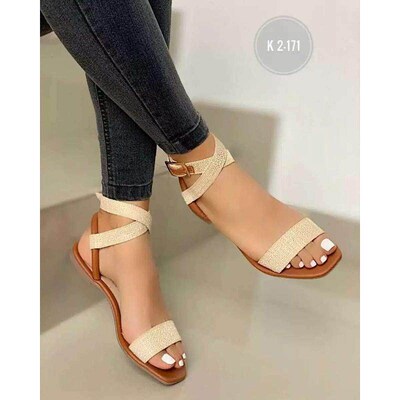 women flat sandals big size 43 summer shoes 大码女平跟凉鞋