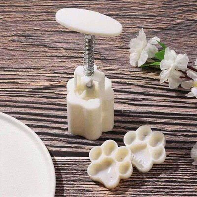 Blossoms Hand Pressure Fondant DIY Round Moon Cake Tool