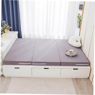 9cm folding sponge mattress topper soft cushion single bed