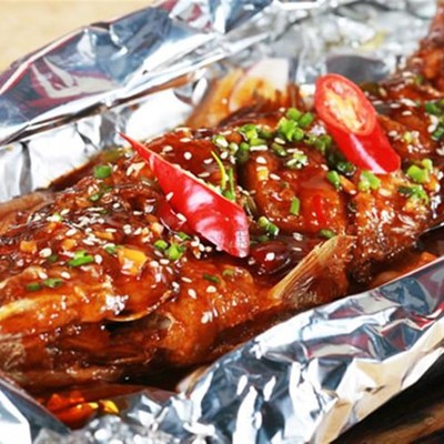 高力健锡纸烤肉纸加厚锡箔纸烤箱锡纸铝箔纸烧烤盘吸油纸烘焙油纸