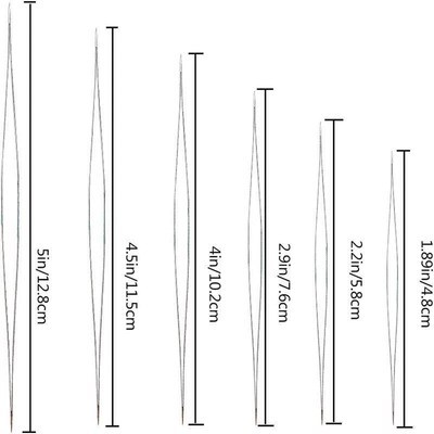 BUDDUR Big Eye Beading Needles Kit With Storage Box For Jewe
