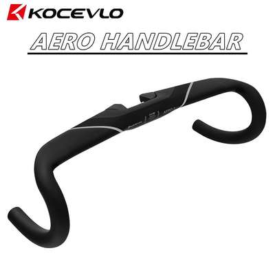 KOCEVLO三代全碳纤维公路车内走线弯把自行车车把UD亚光破风弯把