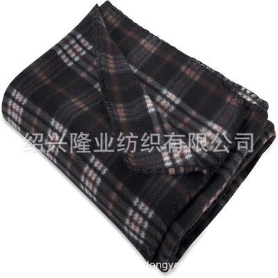 Fleece plaid polar fleece printed anti-pilling